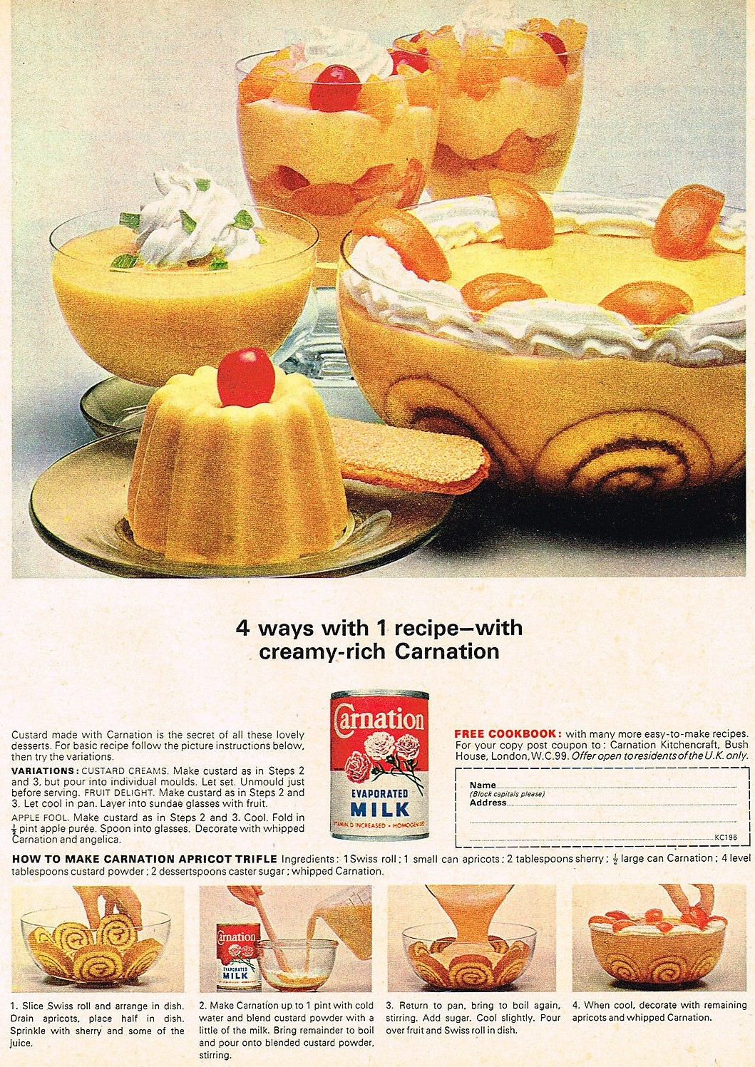4 in 1 Custard Recipes | Frugal SOS